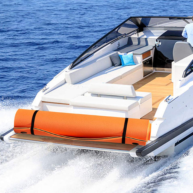 Yellow Floating Foam Pool Mats For Sunbathing Water Sports Picnics